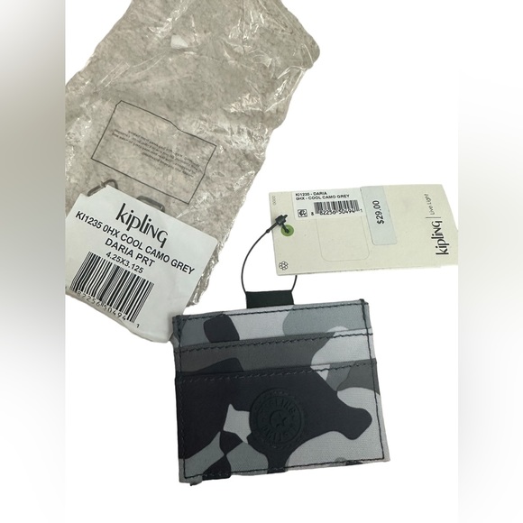 Kipling | Bags | Nwt Kipling Card Holder Wallet Camo | Poshmark